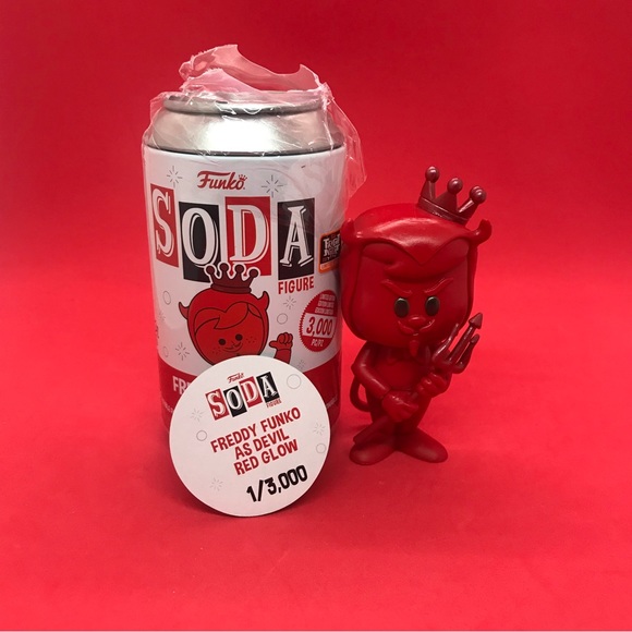 Funko | Toys | Funko Soda Freddy Funko As Devil Red Figure Soda Le 300 ...